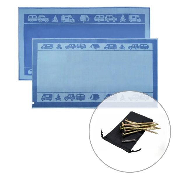 ACM Caravan & Camping Icons Annexe Mat Grey/Blue | ACM | My Generator