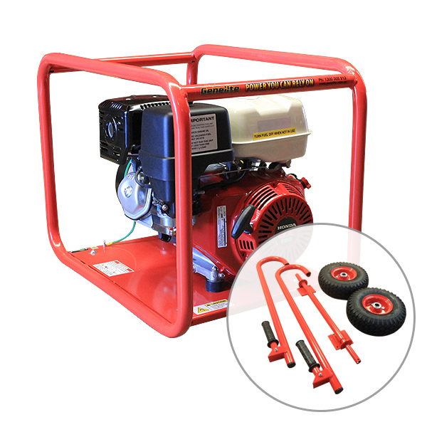 Genelite Honda 8kVA Generator & Wheel Kit Pack | Genelite | My Generator