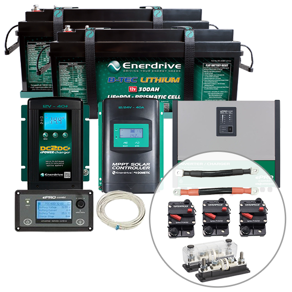 Enerdrive 600Ah Caravan 3000W Inverter Charger Bundle | Enerdrive | My ...
