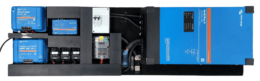 Pre-Wired Victron Board B2 with 50A MPPT Smart Solar & Cerbo GX & GX ...