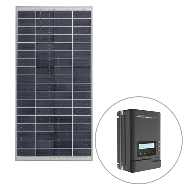 Projecta 200W Fixed Solar Panel with MC4 Type Connectors & 40A 5 Stage ...