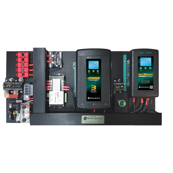 Enerdrive eSYSTEM-G 40A AC / DC with Simarine Battery Monitor ...