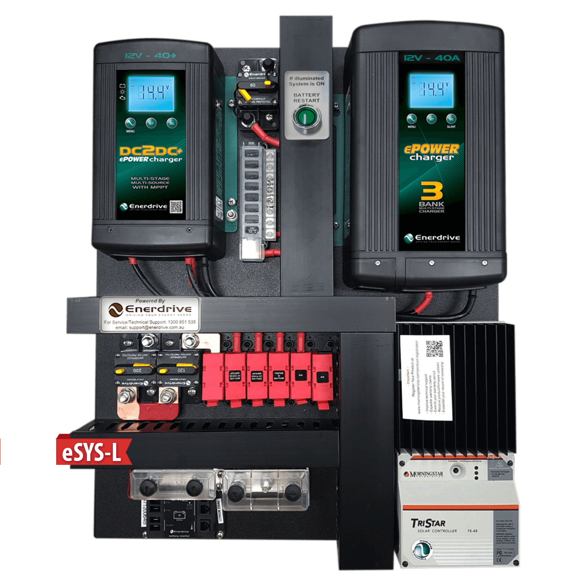 Enerdrive eSYSTEM-L 40A AC / DC with ePRO+ & 45A MPPT | Enerdrive | My ...
